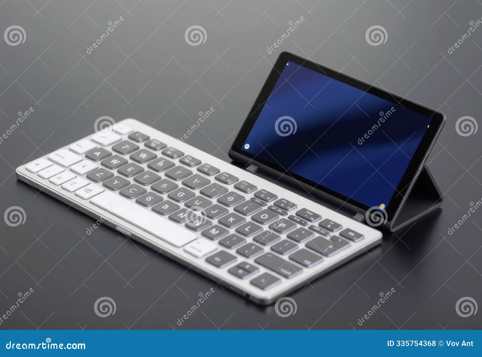 Foldable Bluetooth Keyboard with a Flat Layout and Portable Desi Stock ...