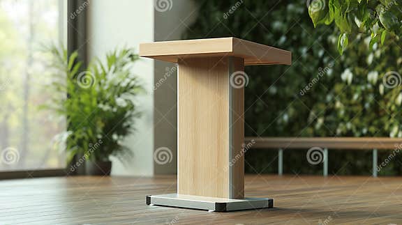 Foldable Podium with Lightweight Frame for Easy Portability Stock ...