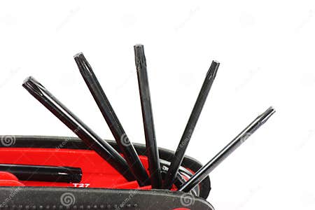 Foldable Six Star Screwdriver Stock Image - Image of accessibility ...