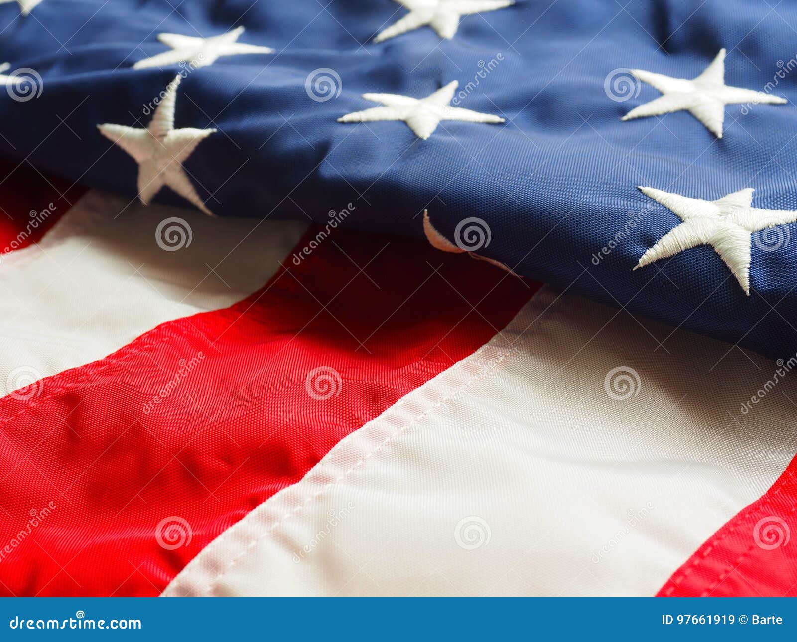Folded American flag stock image. Image of flag, united - 97661919