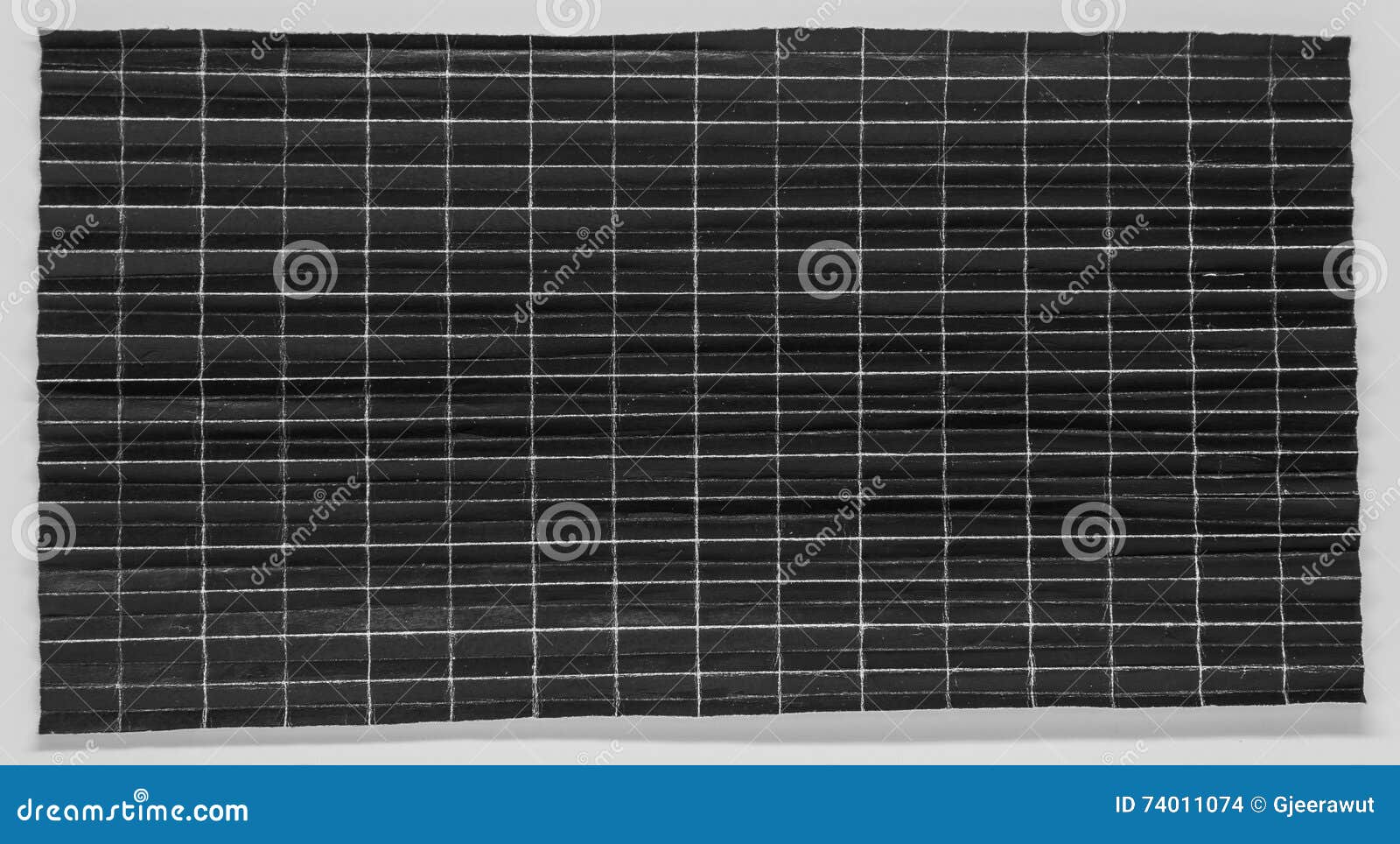 Folded Black Paper in 512 Parts with White Background Stock Photo ...