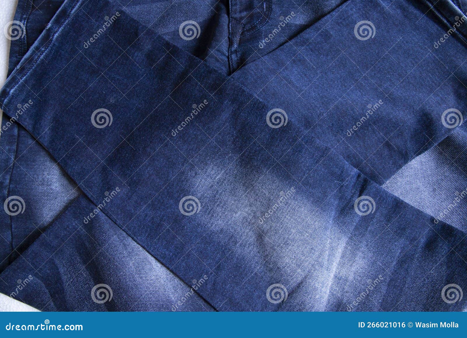 Folded Blue Jeans Pant Pattern Texture Background Stock Photo - Image ...