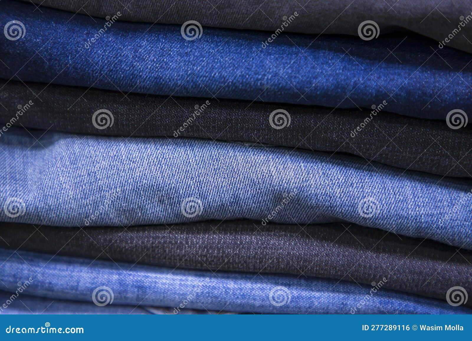 Folded Blue Jeans Pant Pattern Texture Can Be Used As a Background ...
