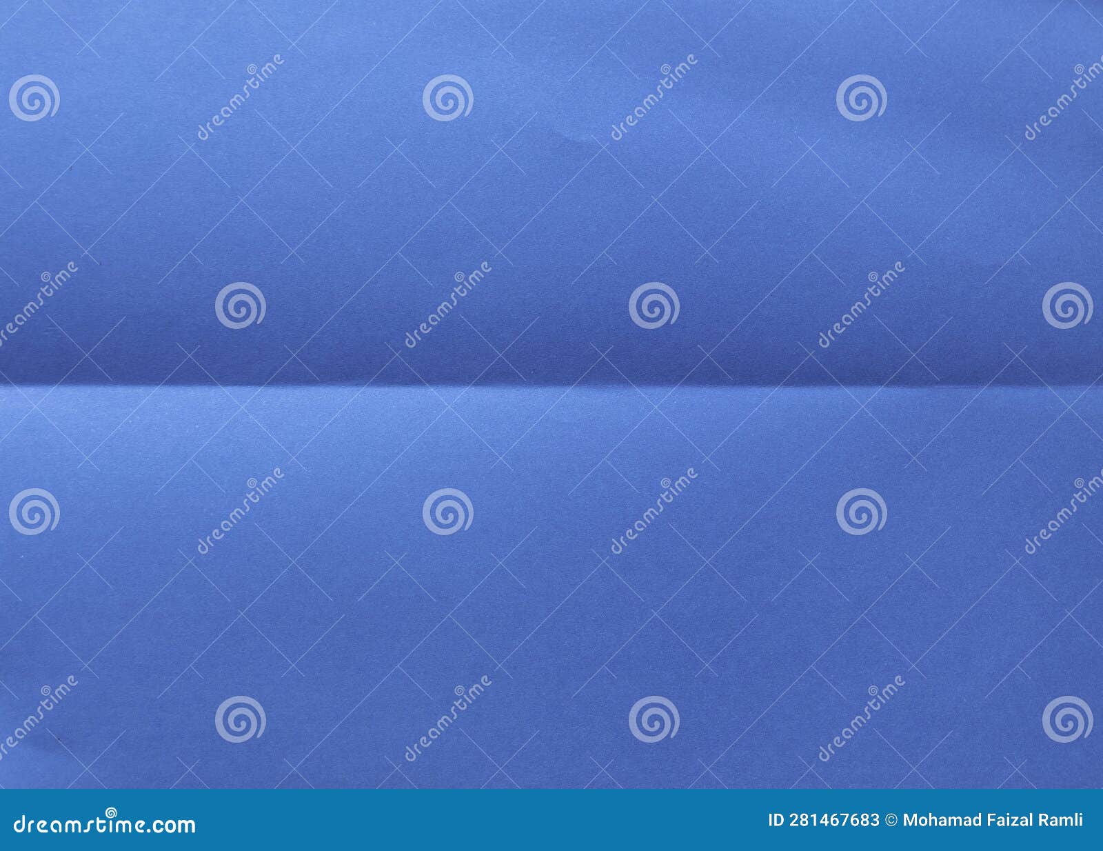 Folded Blue Paper for Background Stock Image - Image of fold, note ...