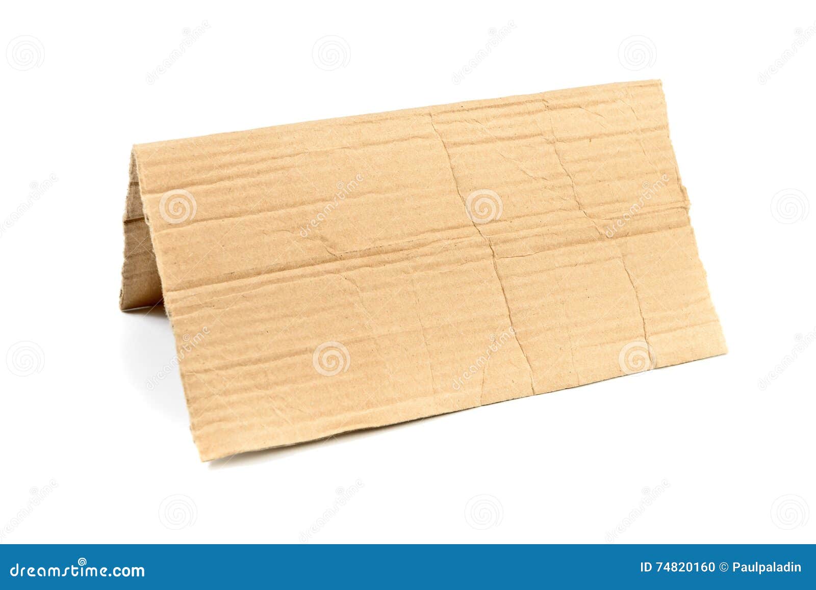 Folded Cardboard Boxes In The Warehouse. Stack Of Flat Industrial ...