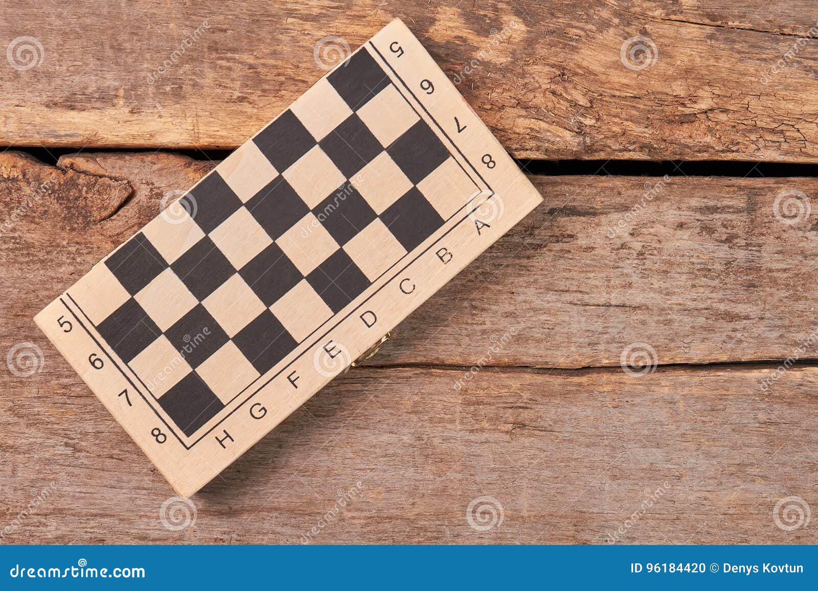 Folded Checker Board, Top View. Stock Photo - Image of leisure, chess ...