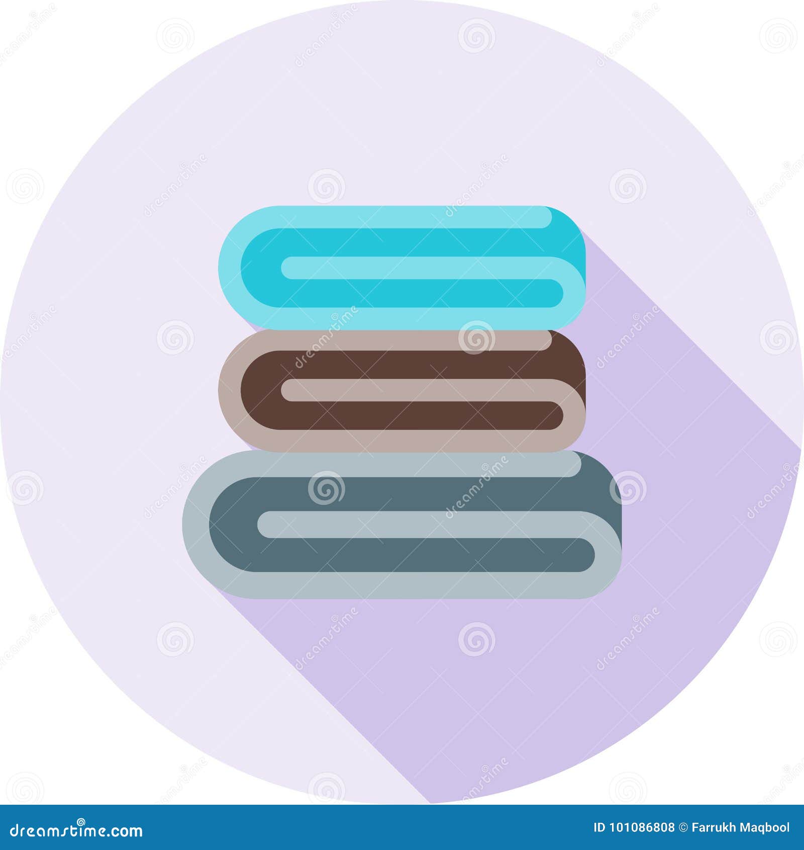 Folded Clothes stock vector. Illustration of fashion - 101086808