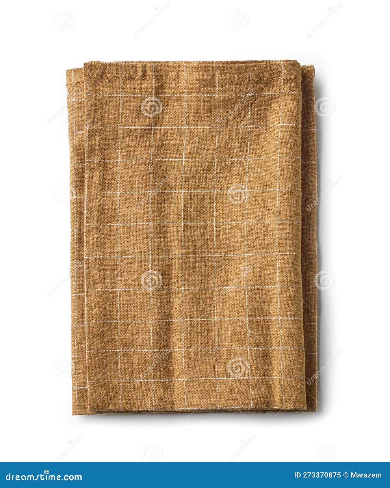 Folded cotton serviette stock image. Image of towel - 273370875
