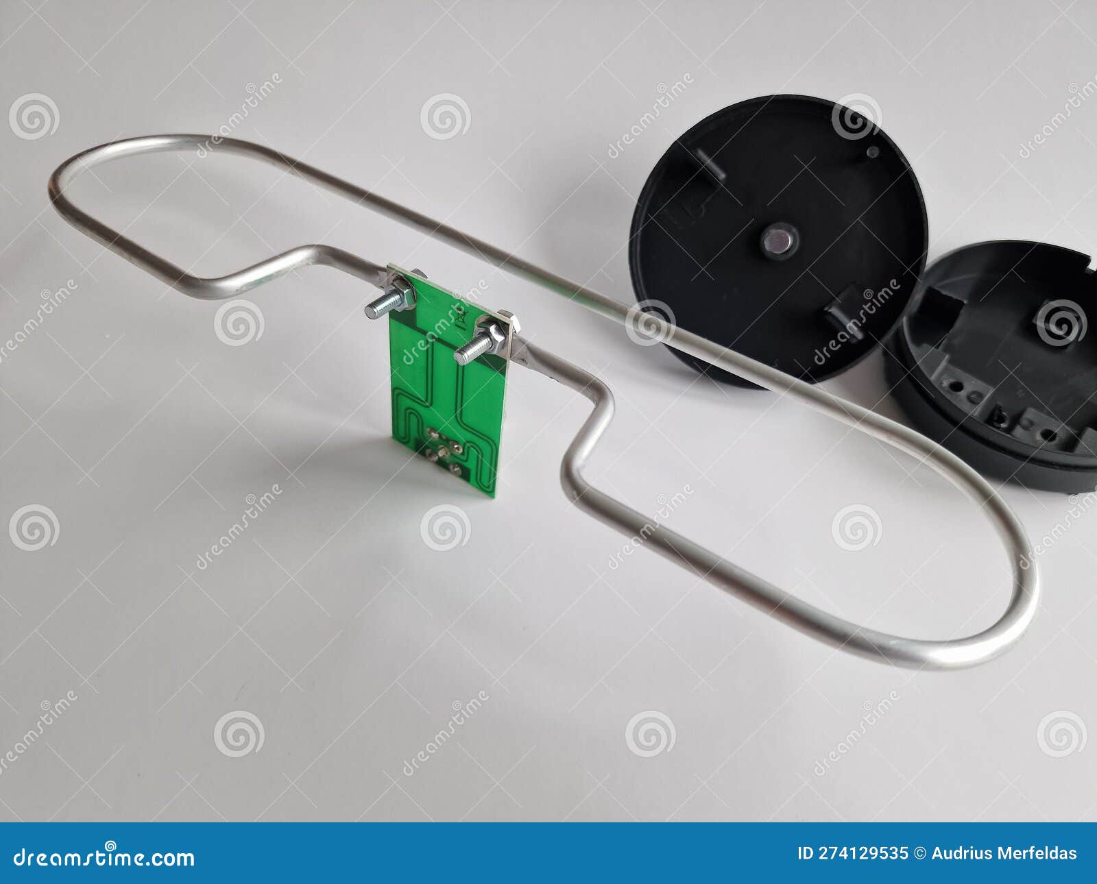 Folded Dipole with Balun for DVB-T Reception Stock Image - Image of ...