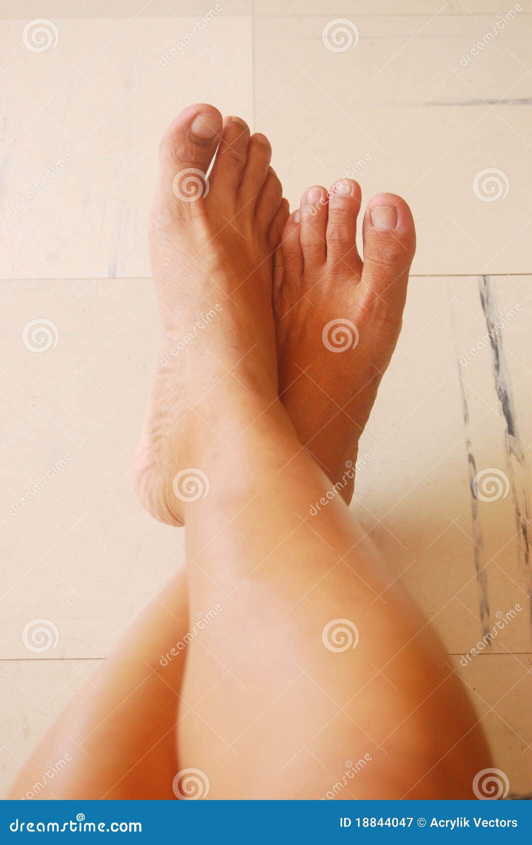 Folded Feet or Legs on the Floor Stock Image - Image of parts, floor ...