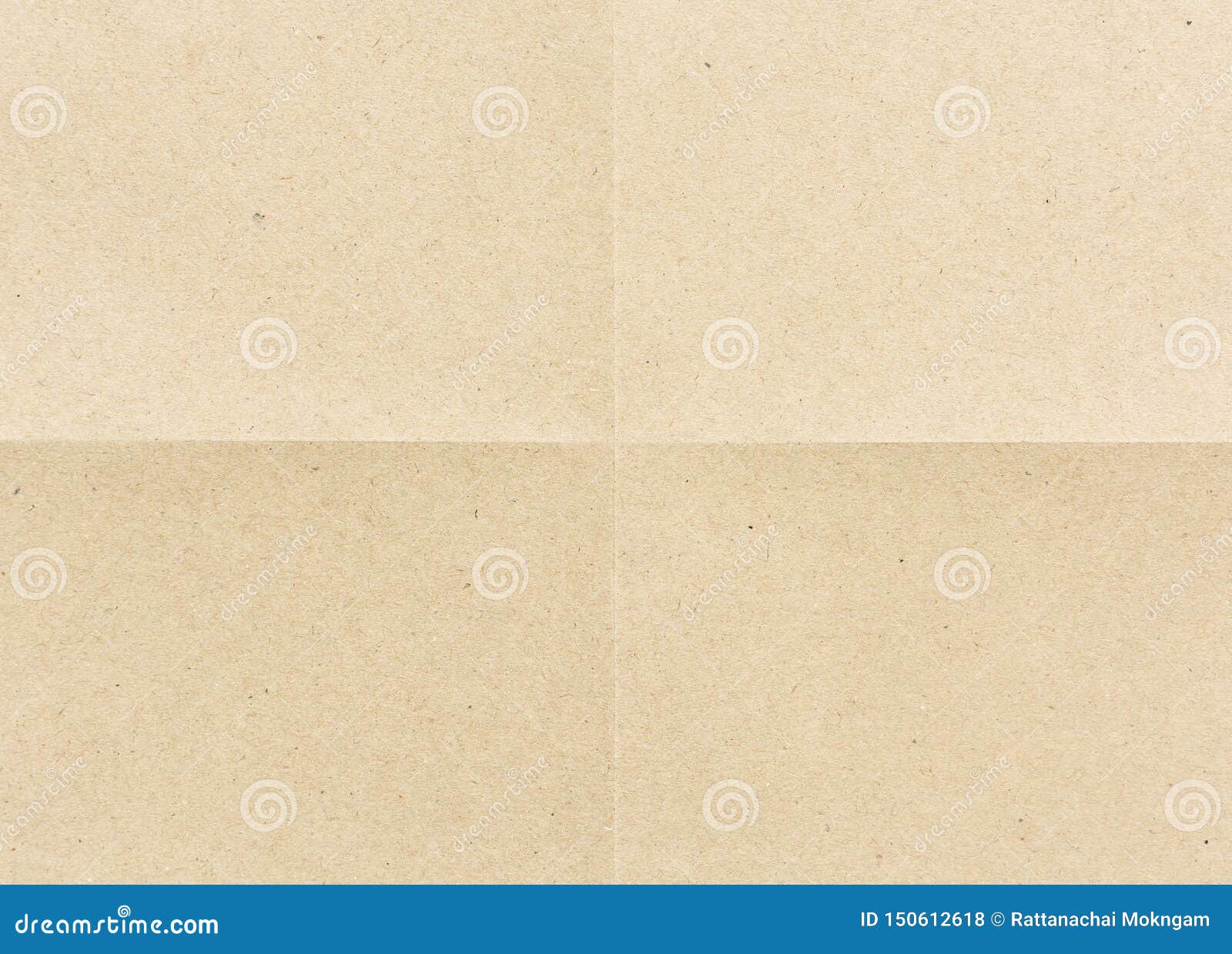 Folded For Two Part Brown Paper Texture For Background Royalty-Free ...