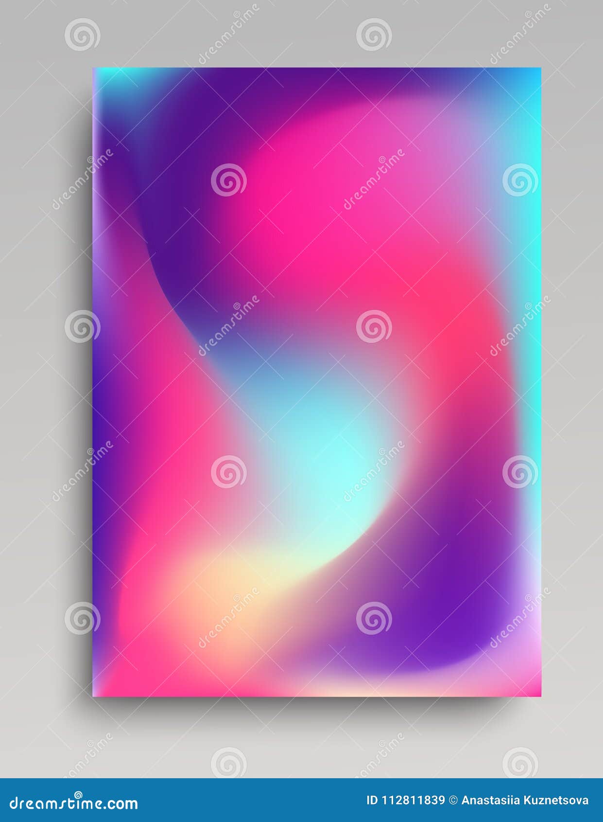 Folded gradient backdrop stock vector. Illustration of hologram - 112811839
