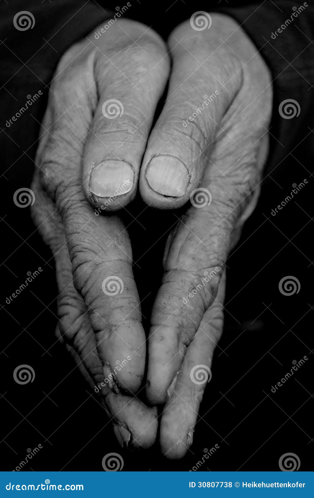 Folded Hands II stock photo. Image of aged, design, fingers - 30807738