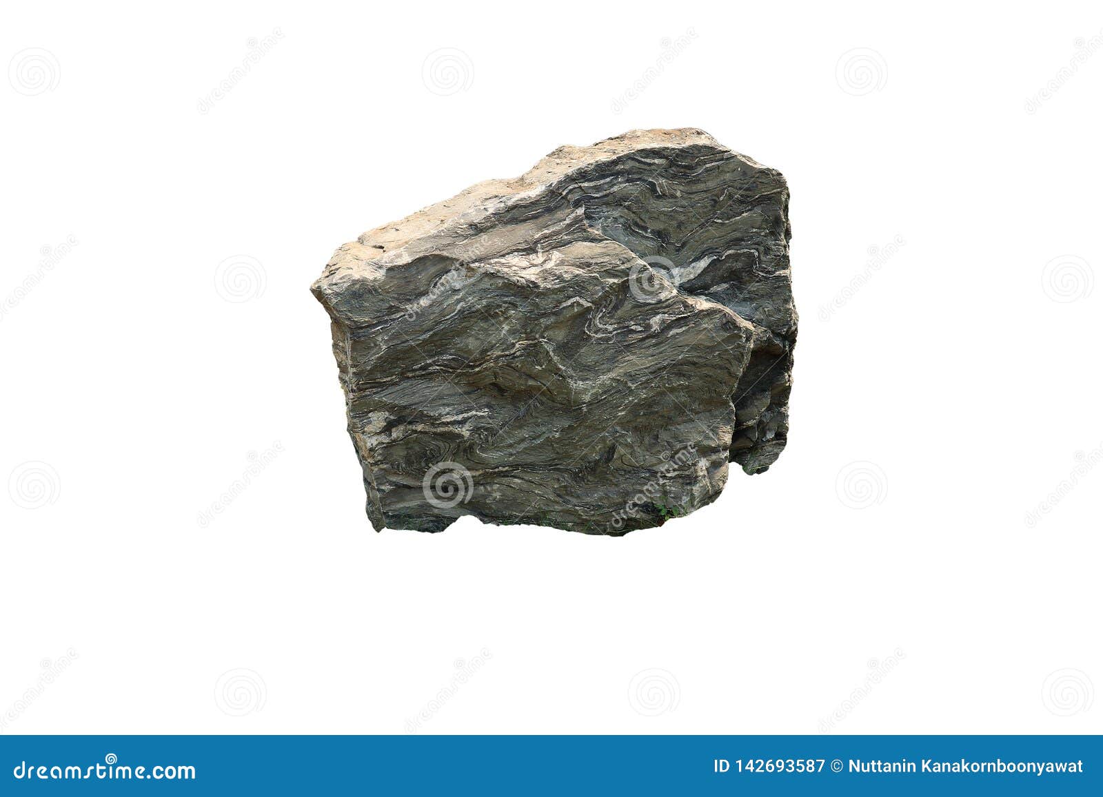 Folded Layers Of Calc-silicate Rock One Type Of Metamorphic Rock From A ...