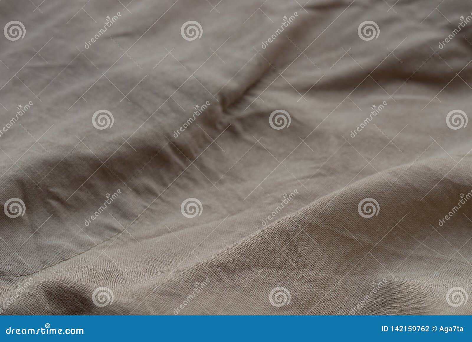 Folded Linen Fabric Background Texture Stock Photo - Image of fiber ...