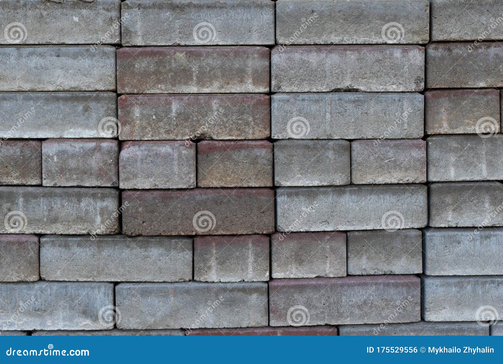 Folded in a Low Pile Cement Paving Slabs Stock Photo - Image of floor ...