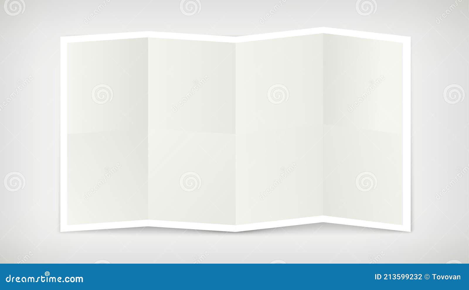 Folded Map Isolated with Shadow. Template Stock Vector - Illustration ...