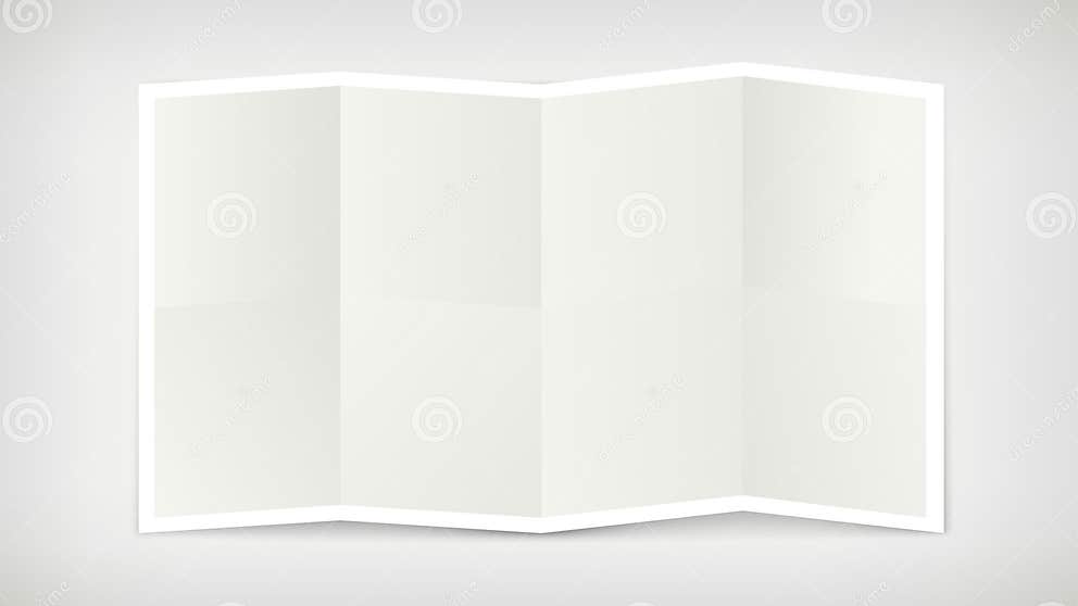 Folded Map Isolated with Shadow. Template Stock Vector - Illustration ...
