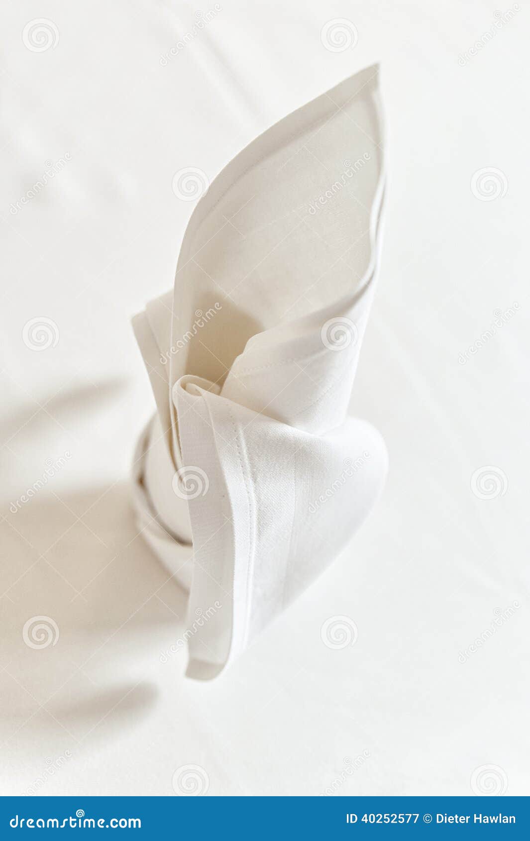 Folded Napkin stock image. Image of single, dine, food - 40252577
