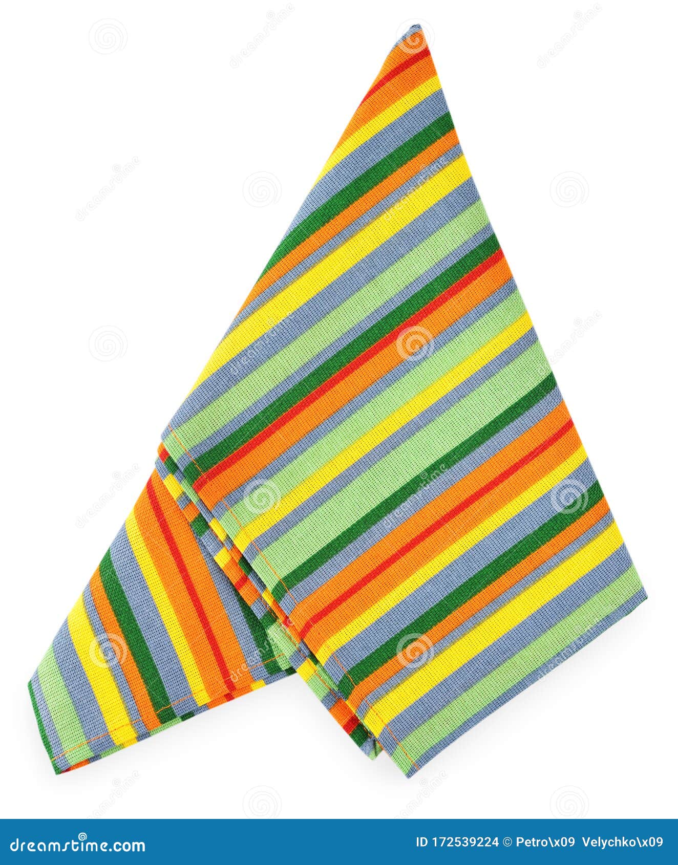 Folded napkin stock photo. Image of view, color, cloth - 172539224