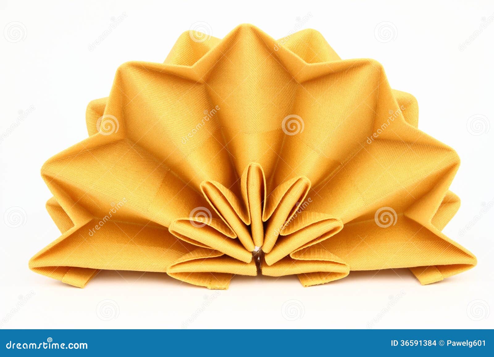 Folded napkin stock photo. Image of tableware, decoration - 36591384