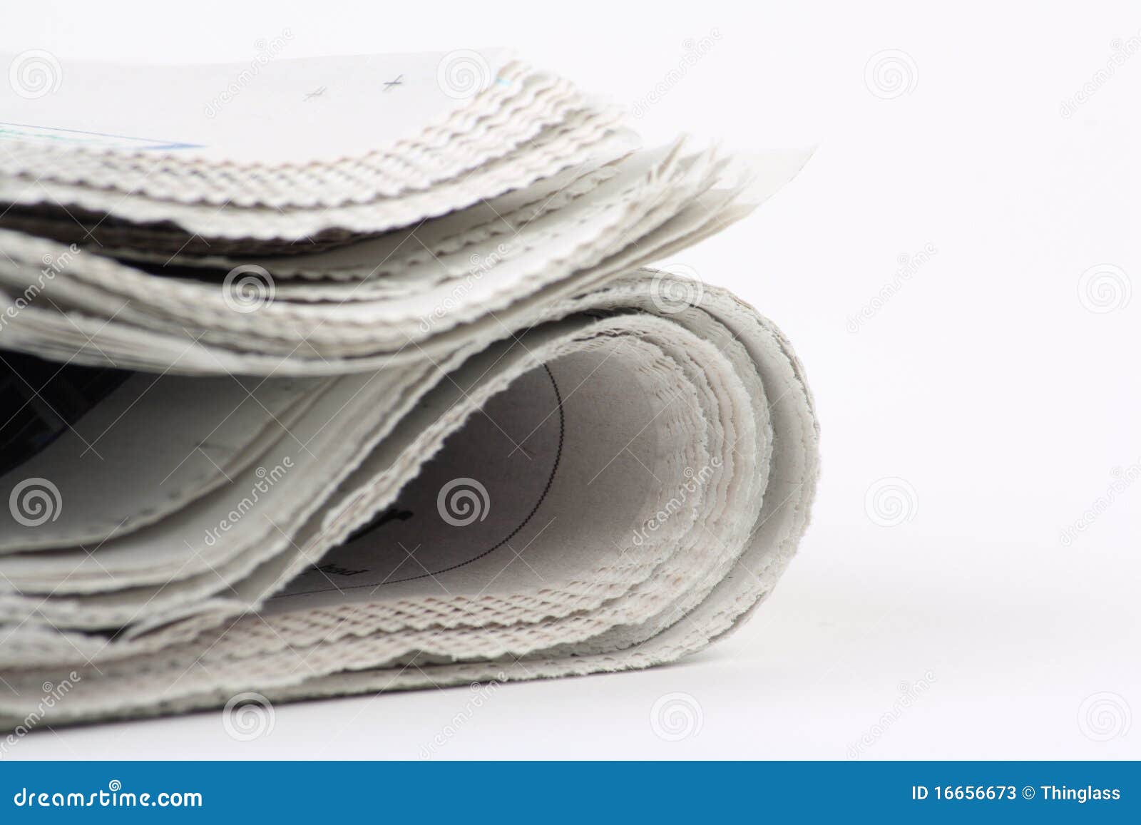 Folded Newspaper stock image. Image of paper, background - 16656673