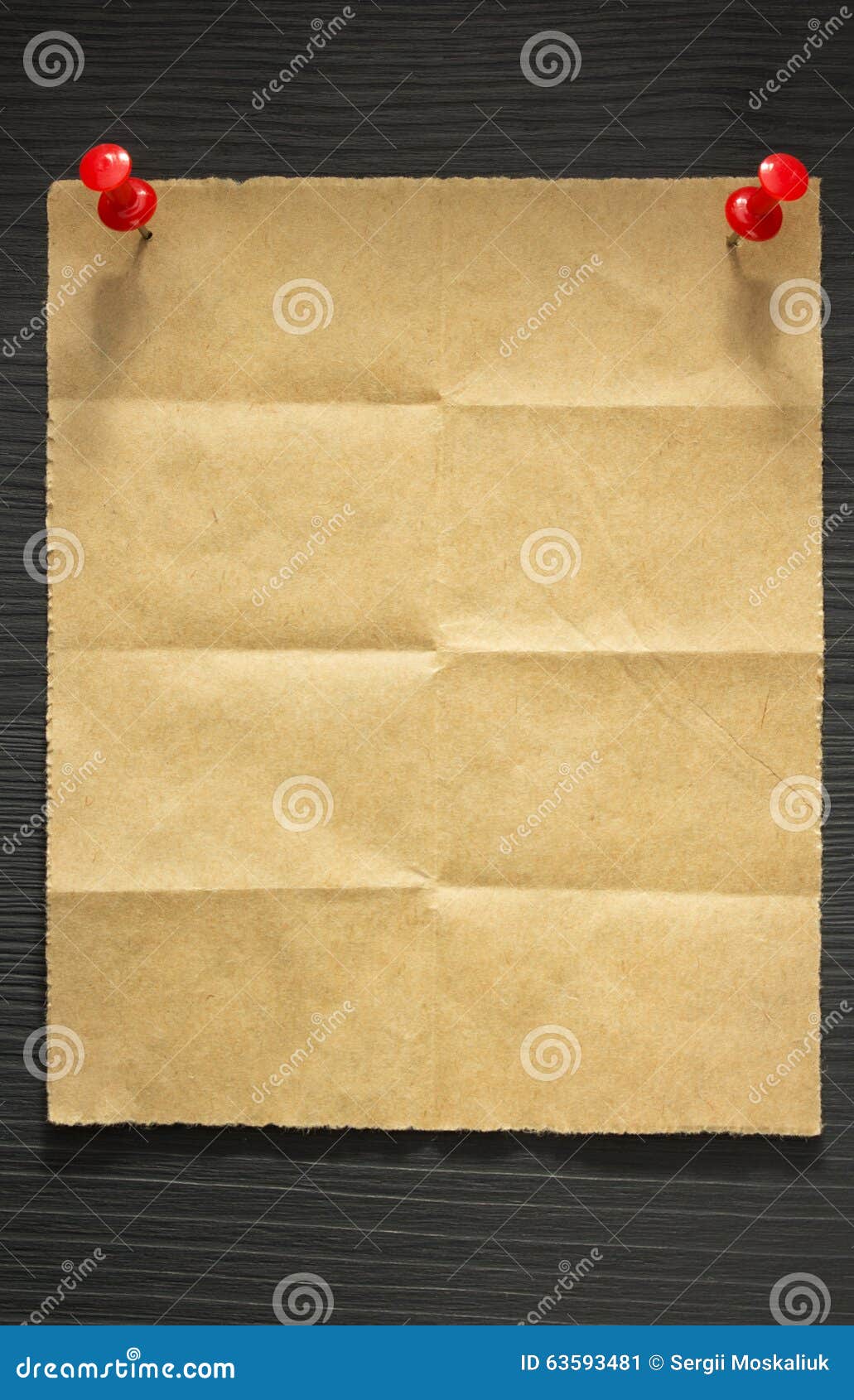 Folded note paper on wood stock image. Image of folded - 63593481