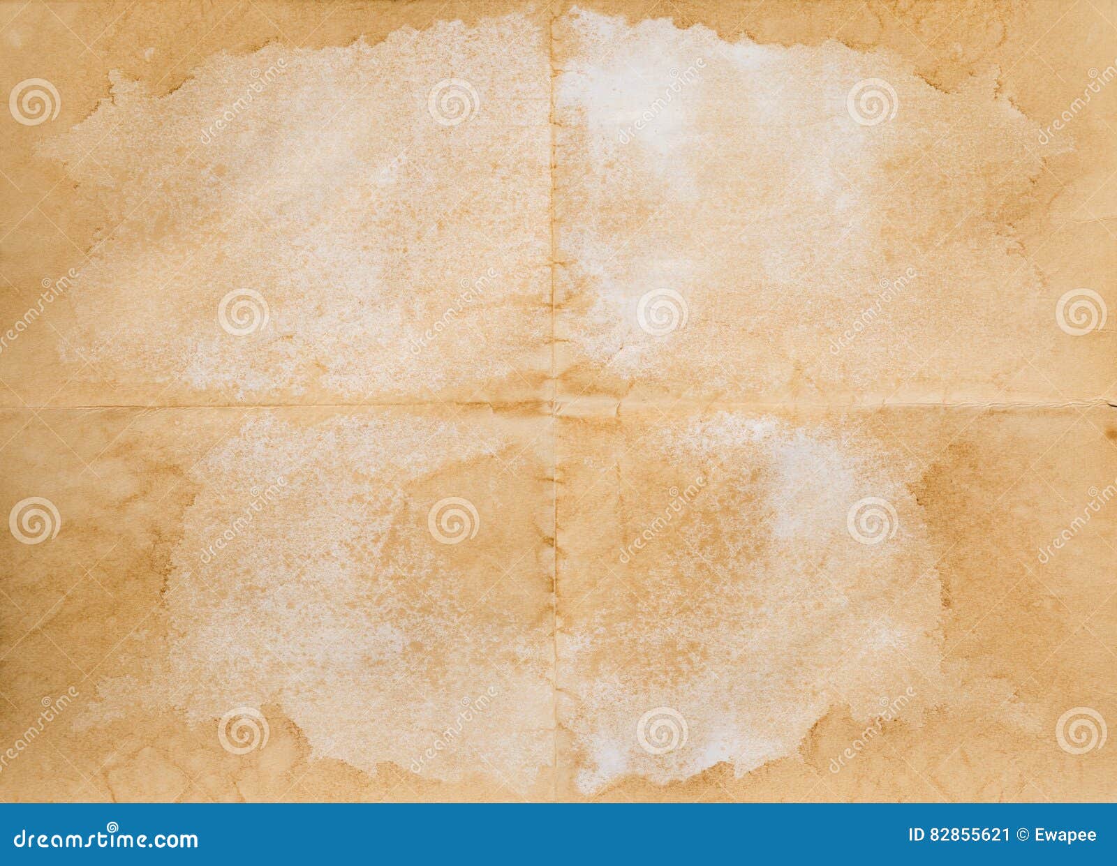 Folded old paper stock image. Image of brown, vintage - 82855621