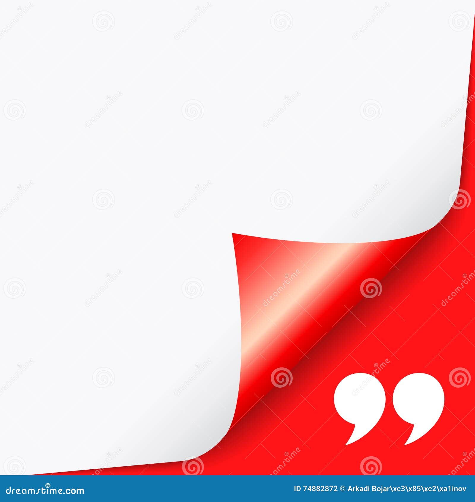 Folded page corner stock vector. Illustration of element - 74882872