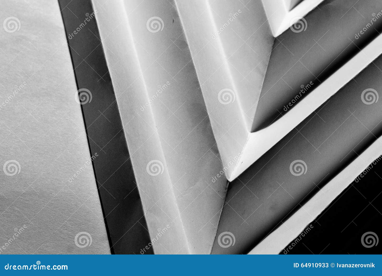 Folded paper abstract stock image. Image of abstract - 64910933