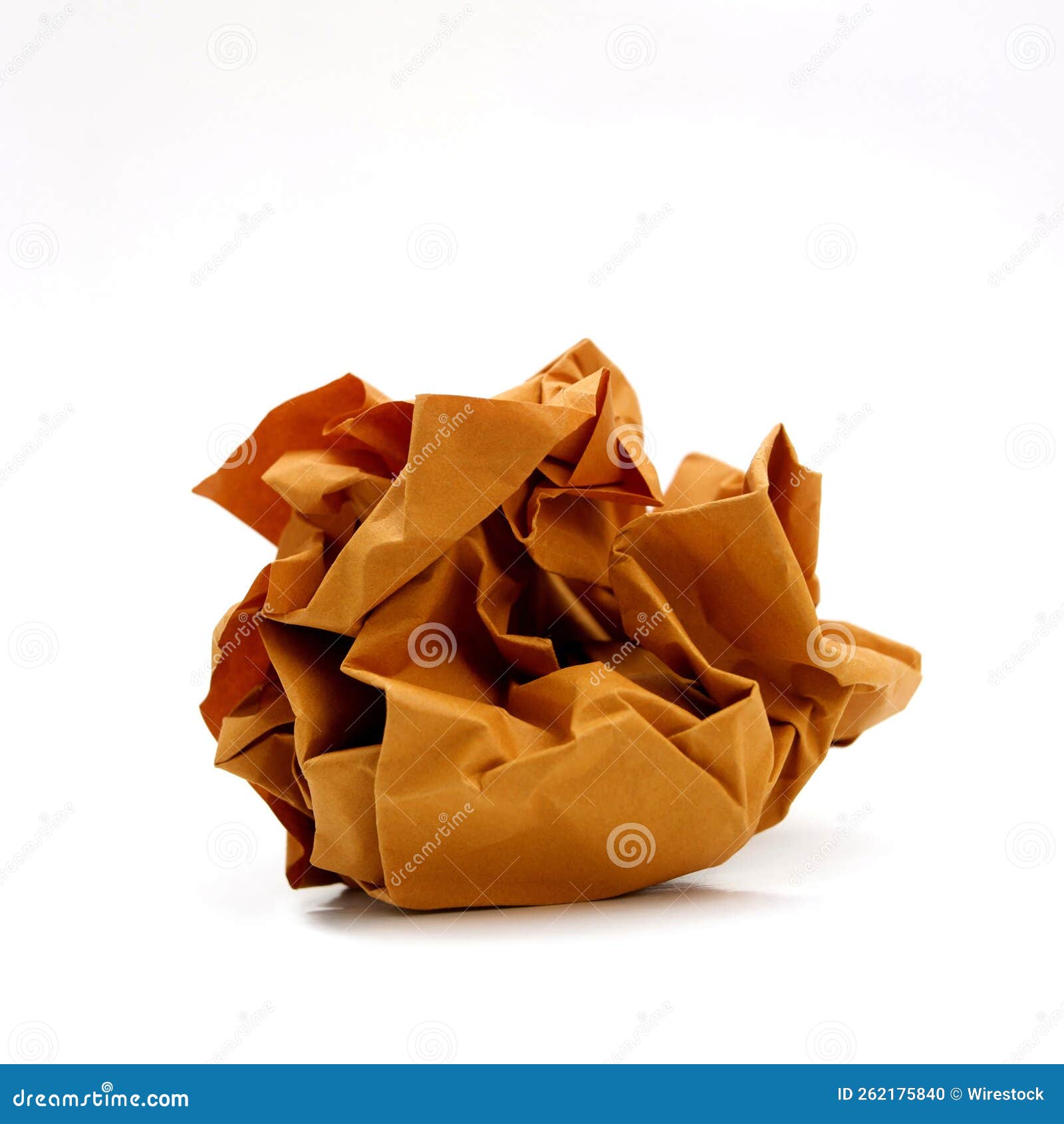 Folded Paper Isolated on a White Background Stock Photo - Image of ...