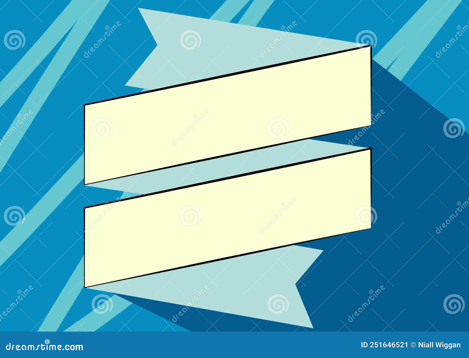 Folded Paper Sash Drawing in Zigzag Pattern. Folding Cardboard Bookmark ...