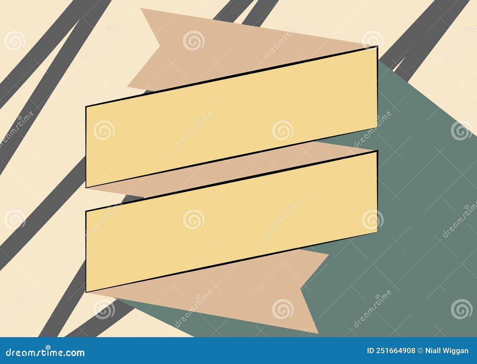 Folded Paper Sash Drawing in Zigzag Pattern. Folding Cardboard Bookmark ...