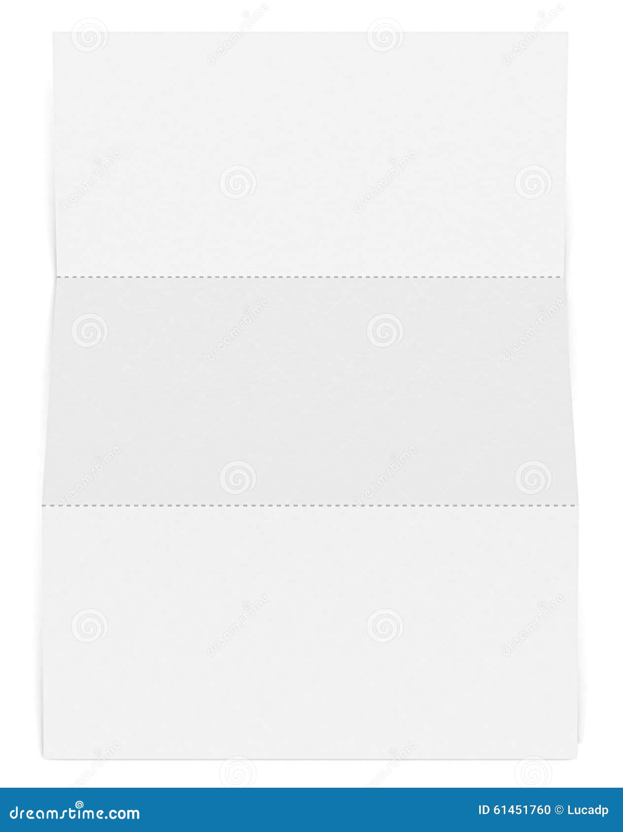Folded paper sheet stock illustration. Illustration of render - 61451760