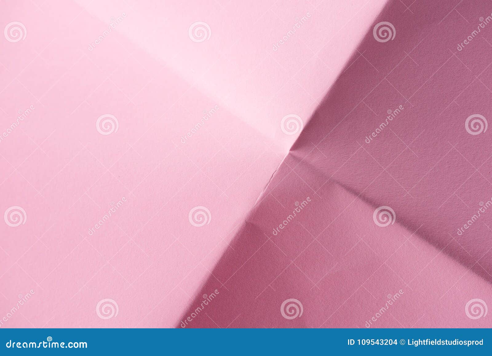 Folded Pink Paper for Background Stock Photo - Image of colour, color ...