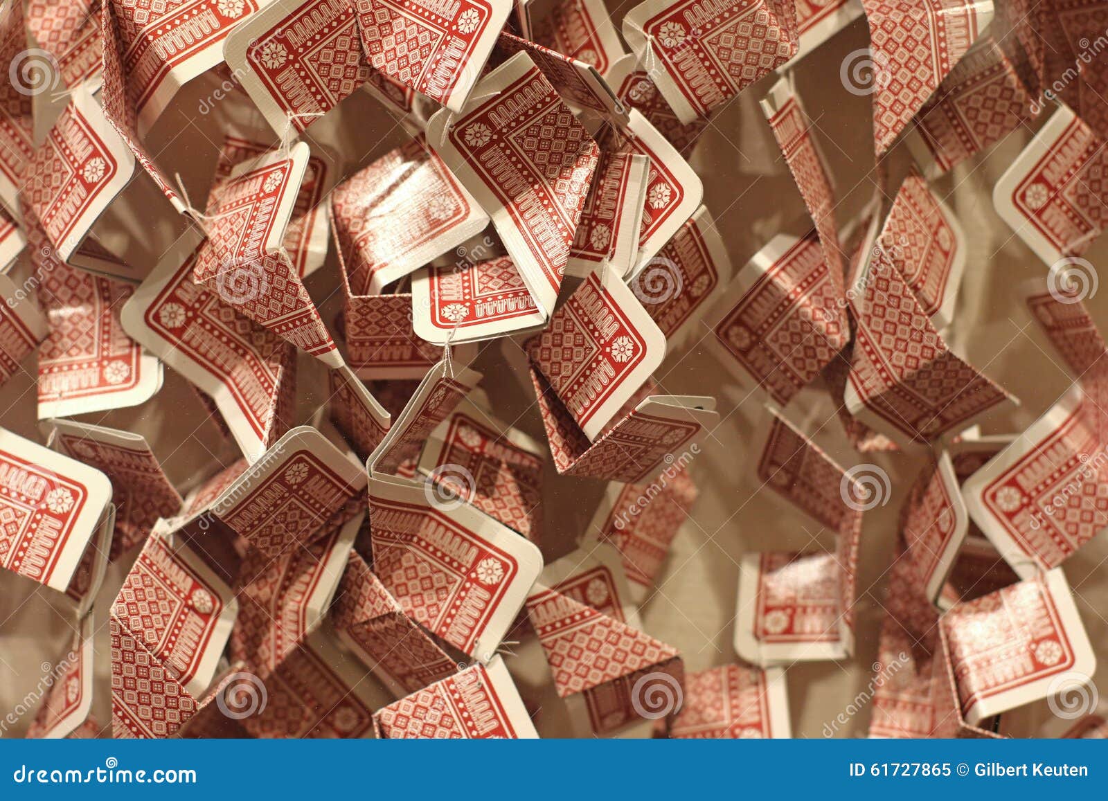 Folded playing cards stock image. Image of cord, playing - 61727865