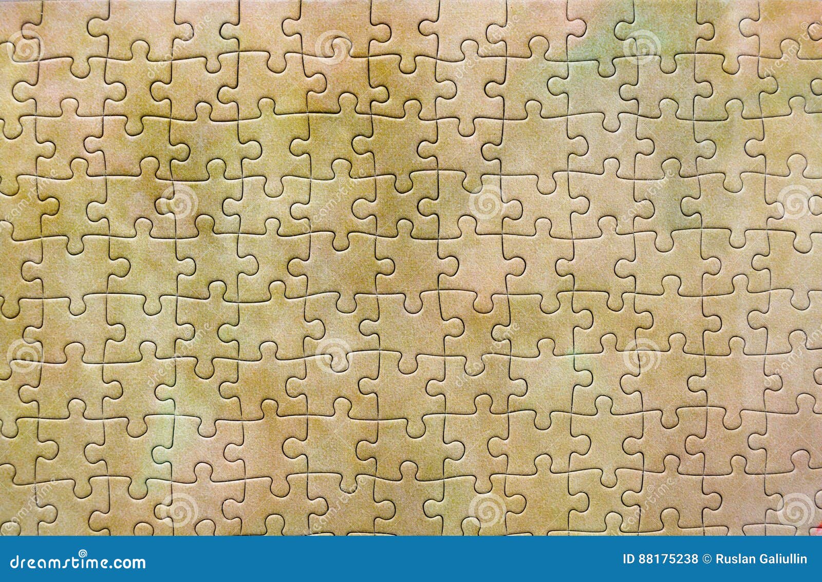 Folded Puzzle Sand Color, Background Stock Photo - Image of connection ...