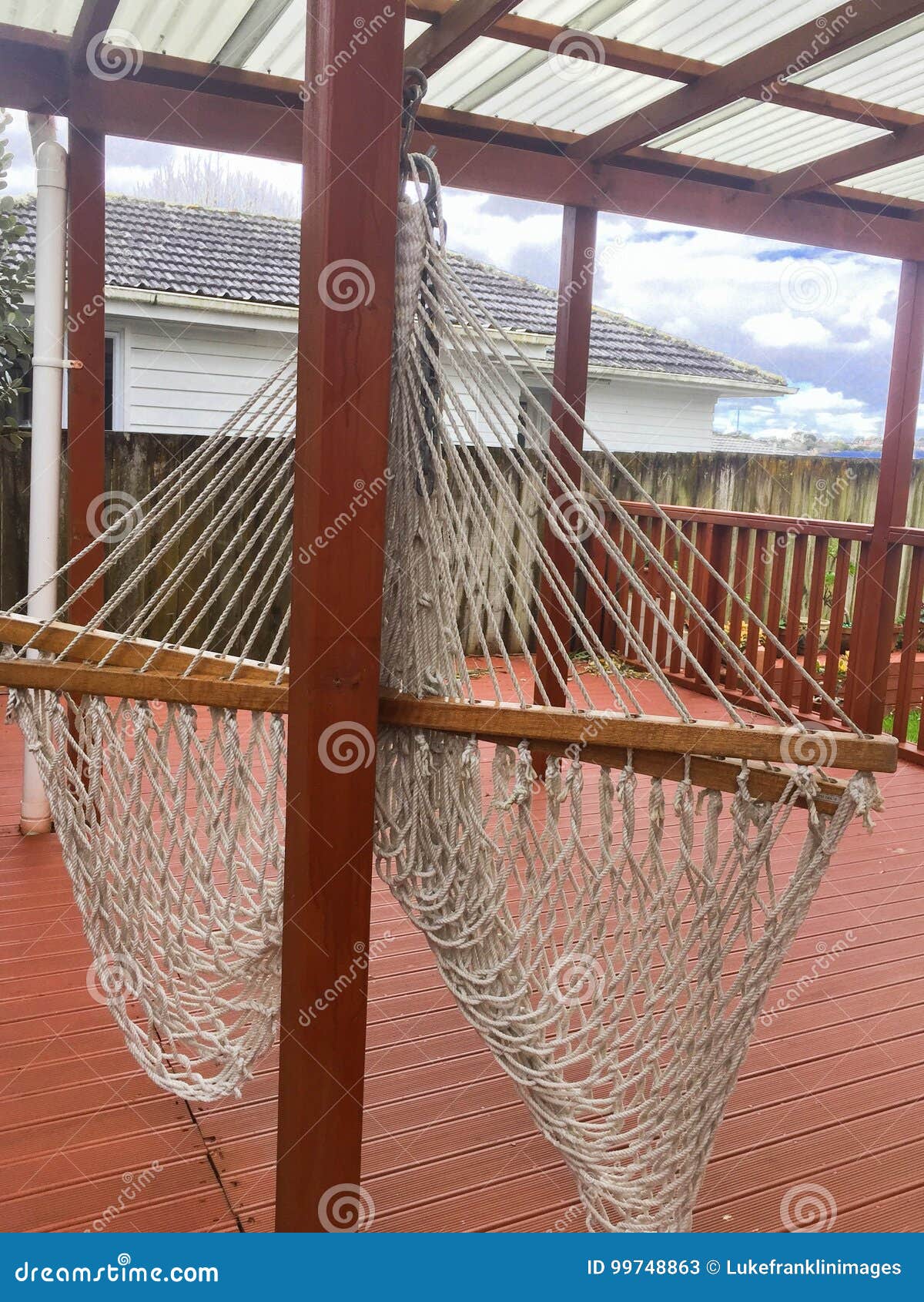 Folded rope hammock stock image. Image of light, network - 99748863
