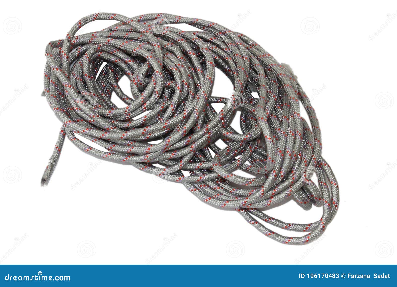 Folded rope in roll type stock image. Image of building - 196170483