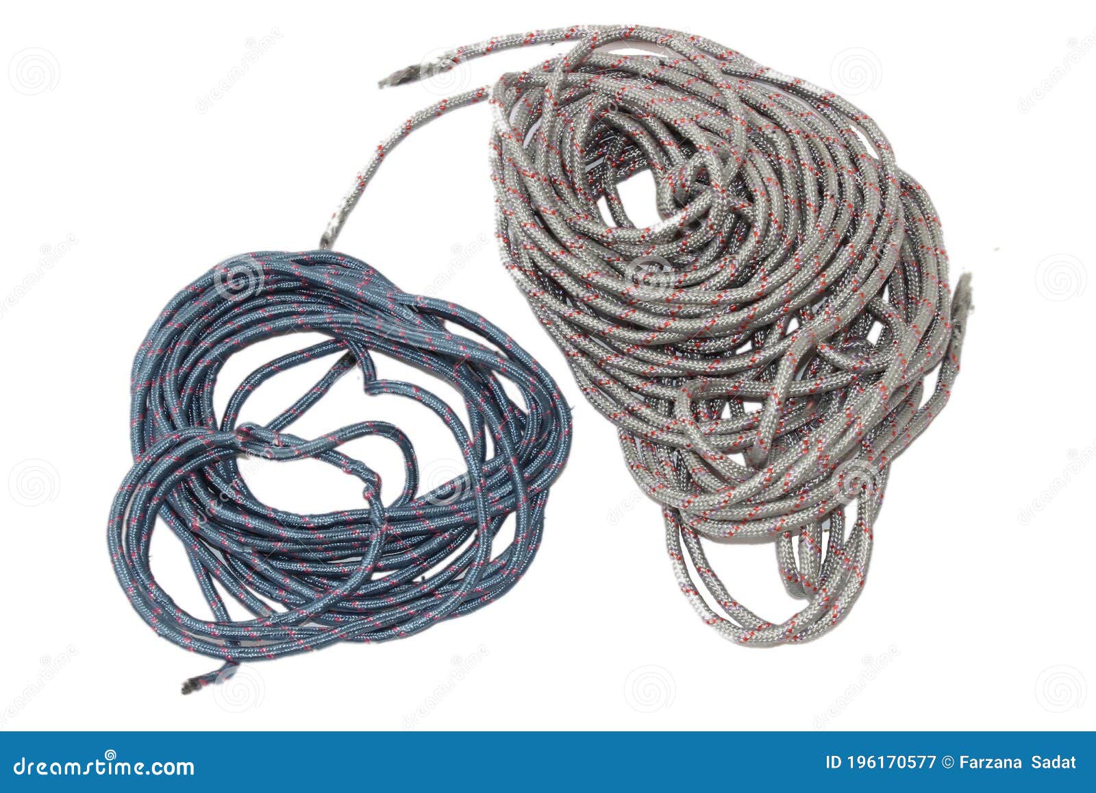 Folded rope in roll type stock image. Image of background - 196170577
