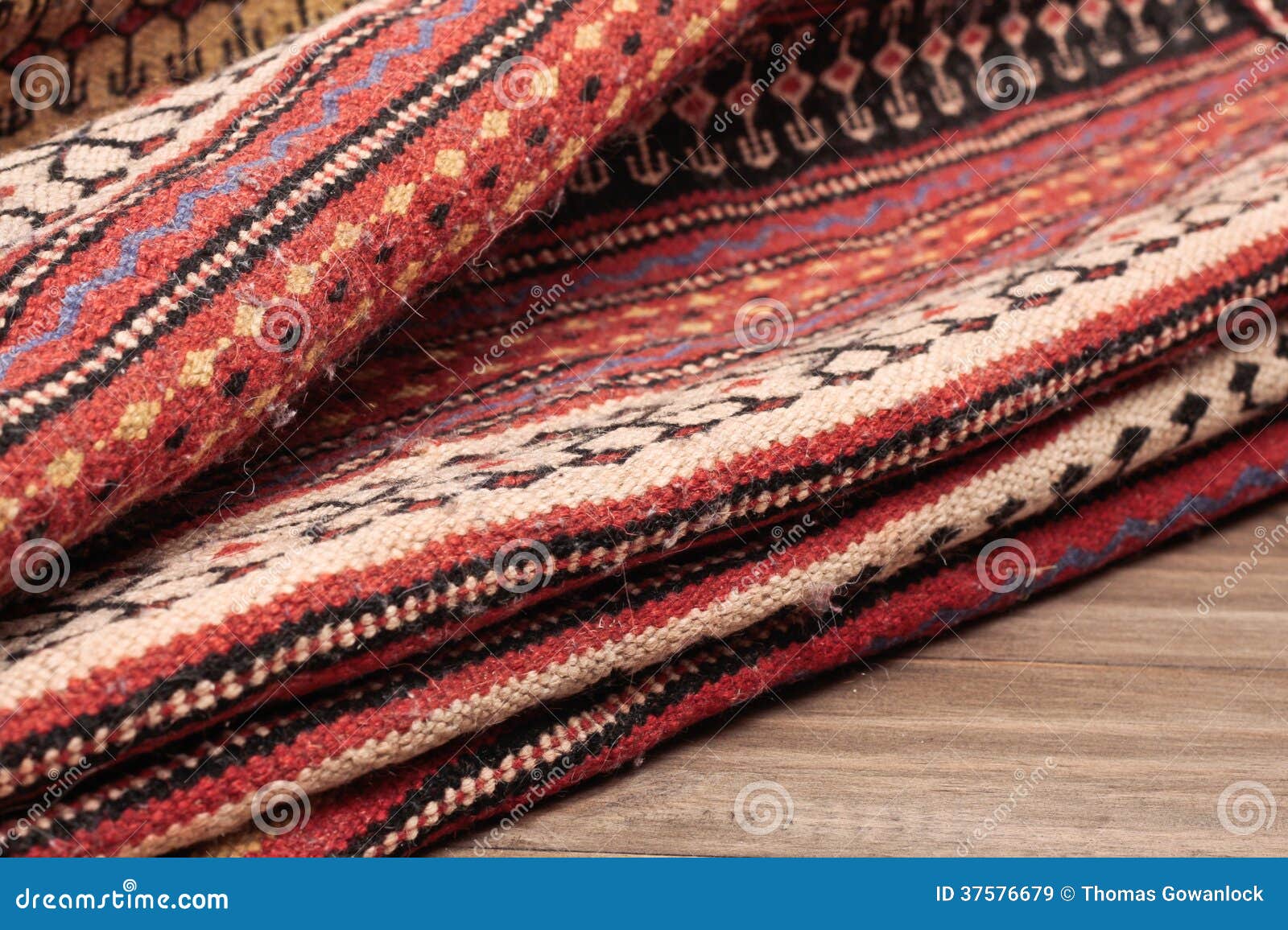Folded rug stock image. Image of industry, handmade, fabric - 37576679