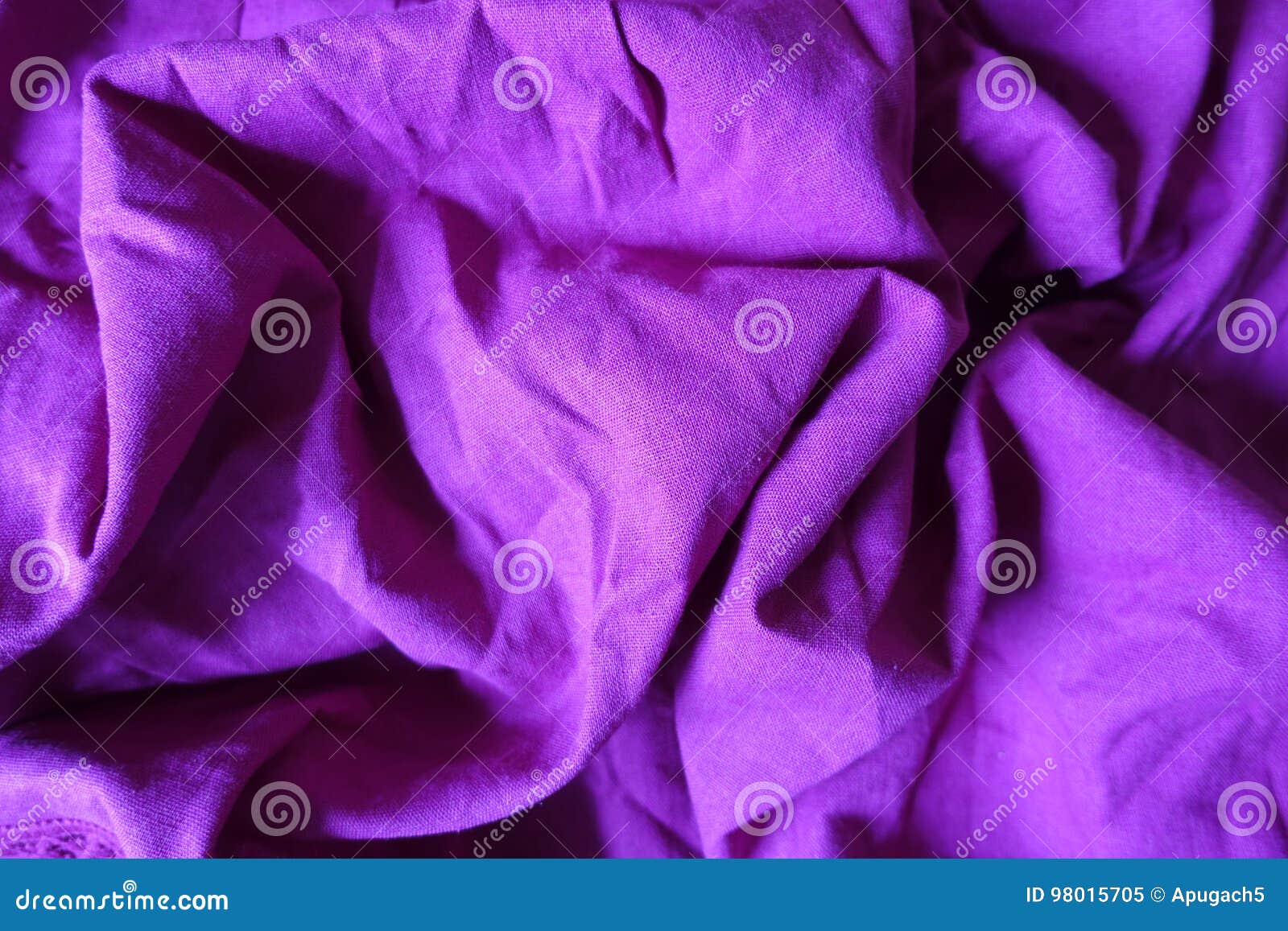 Folded Simple Bright Violet Linen Fabric Stock Image - Image of rippled ...