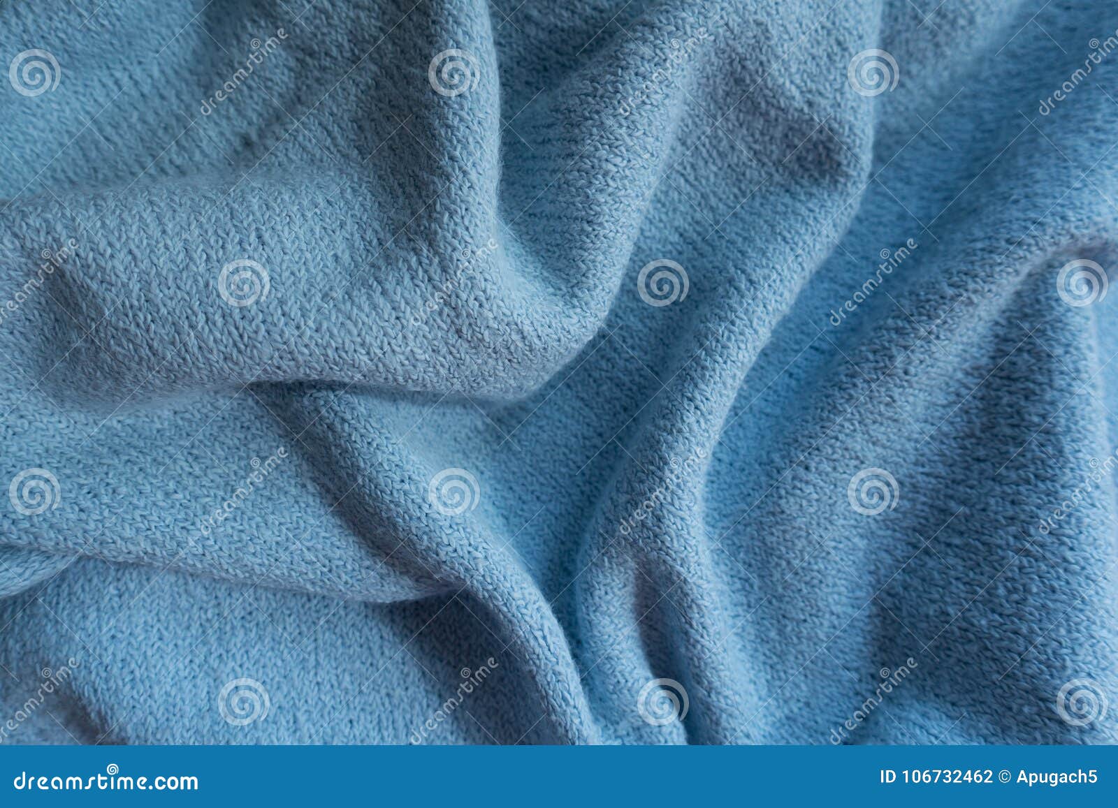 Folded Sky Blue Fabric without Prints Stock Photo - Image of rumpled ...
