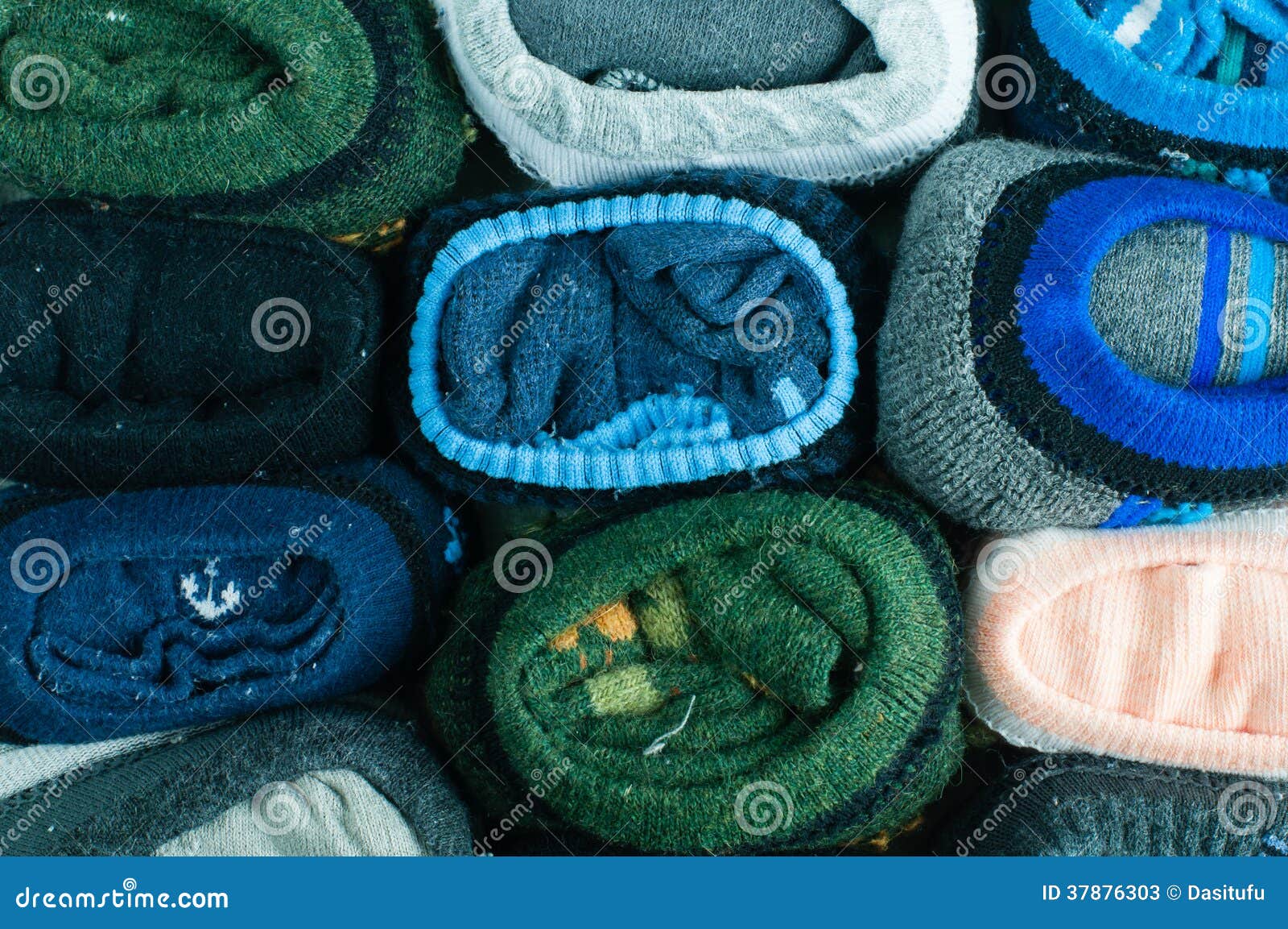 Folded socks stock image. Image of clothing, clothes - 37876303