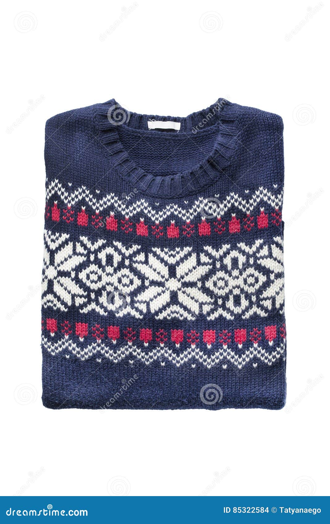 Folded sweater isolated stock photo. Image of shopping - 85322584