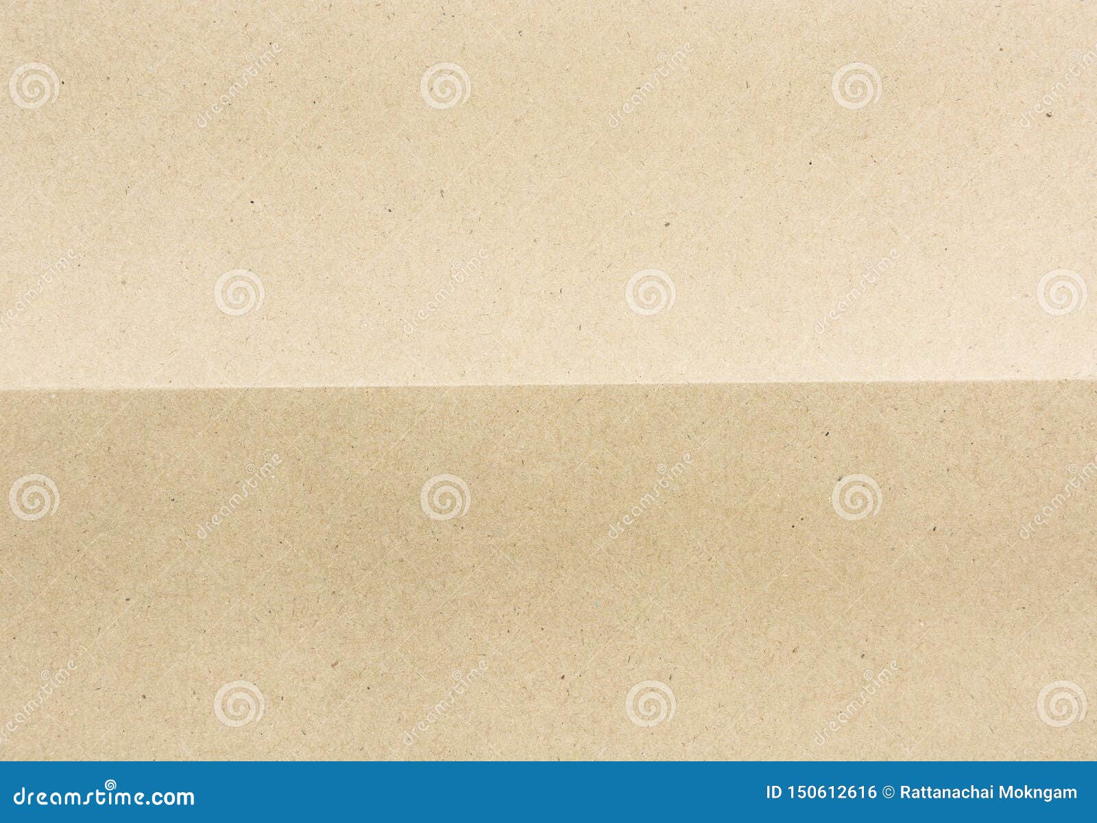 Folded For Two Part Brown Paper Texture For Background Royalty-Free ...