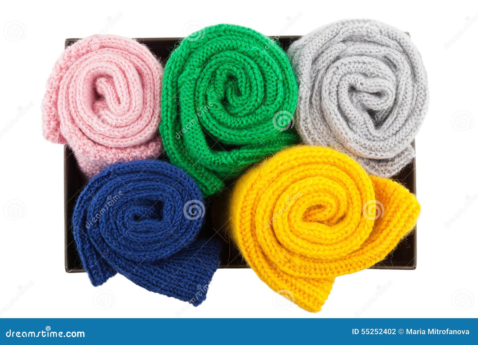 Folded Wool In Three Colours Royalty-Free Stock Photo | CartoonDealer ...