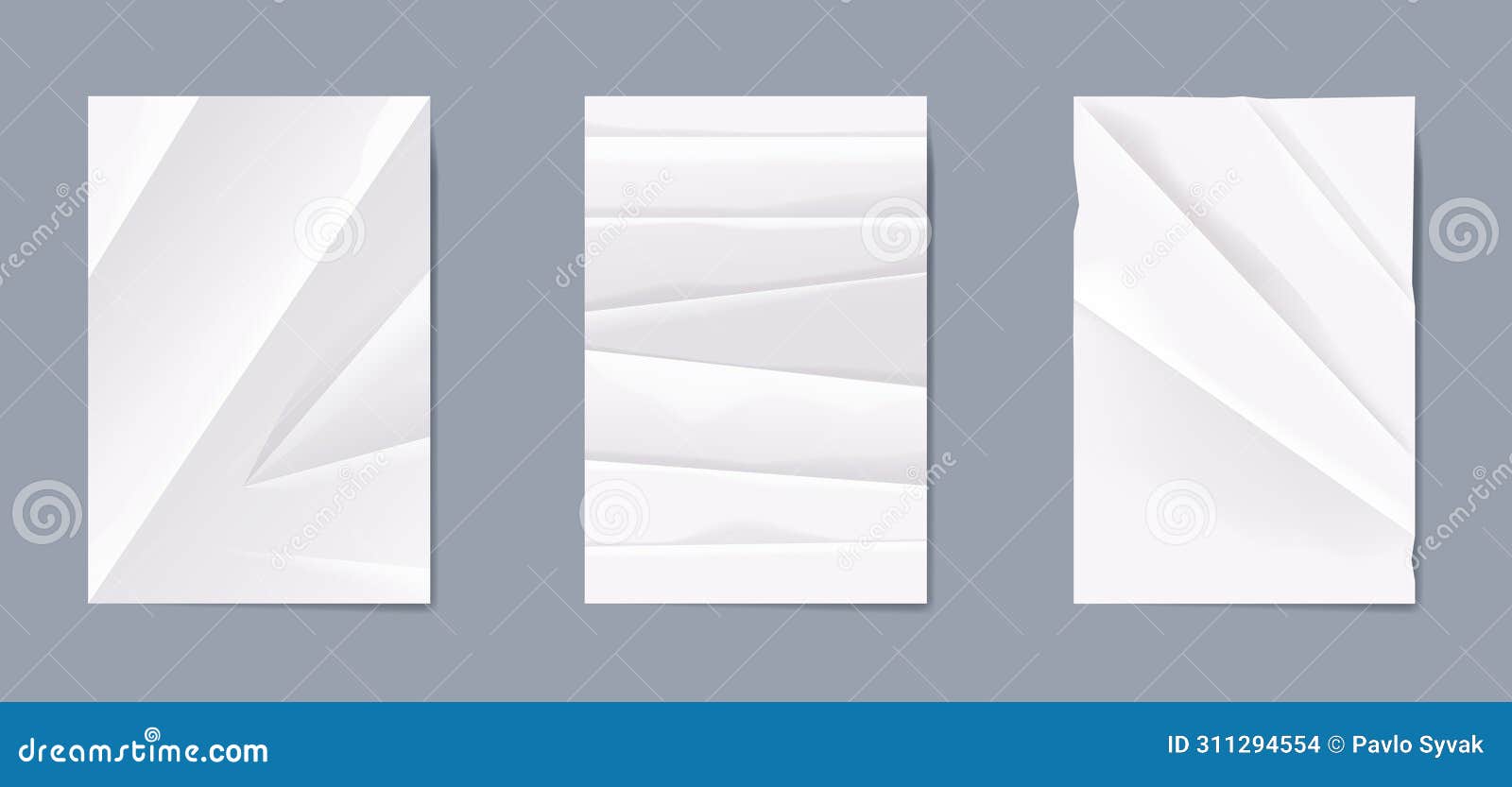 Creases Folded Poster Texture Stock Illustration | CartoonDealer.com ...