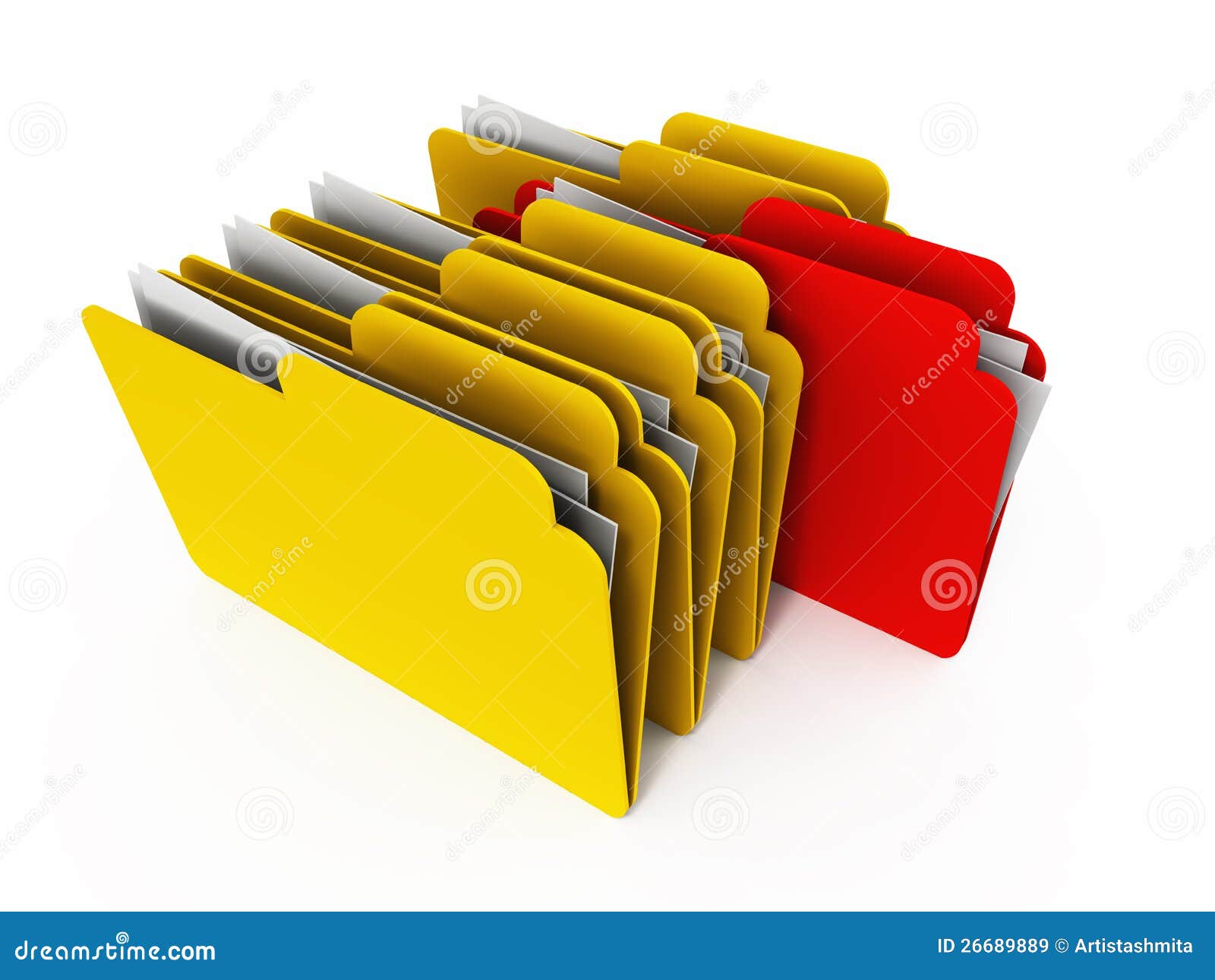 Folder stock illustration. Illustration of internet, paper - 26689889
