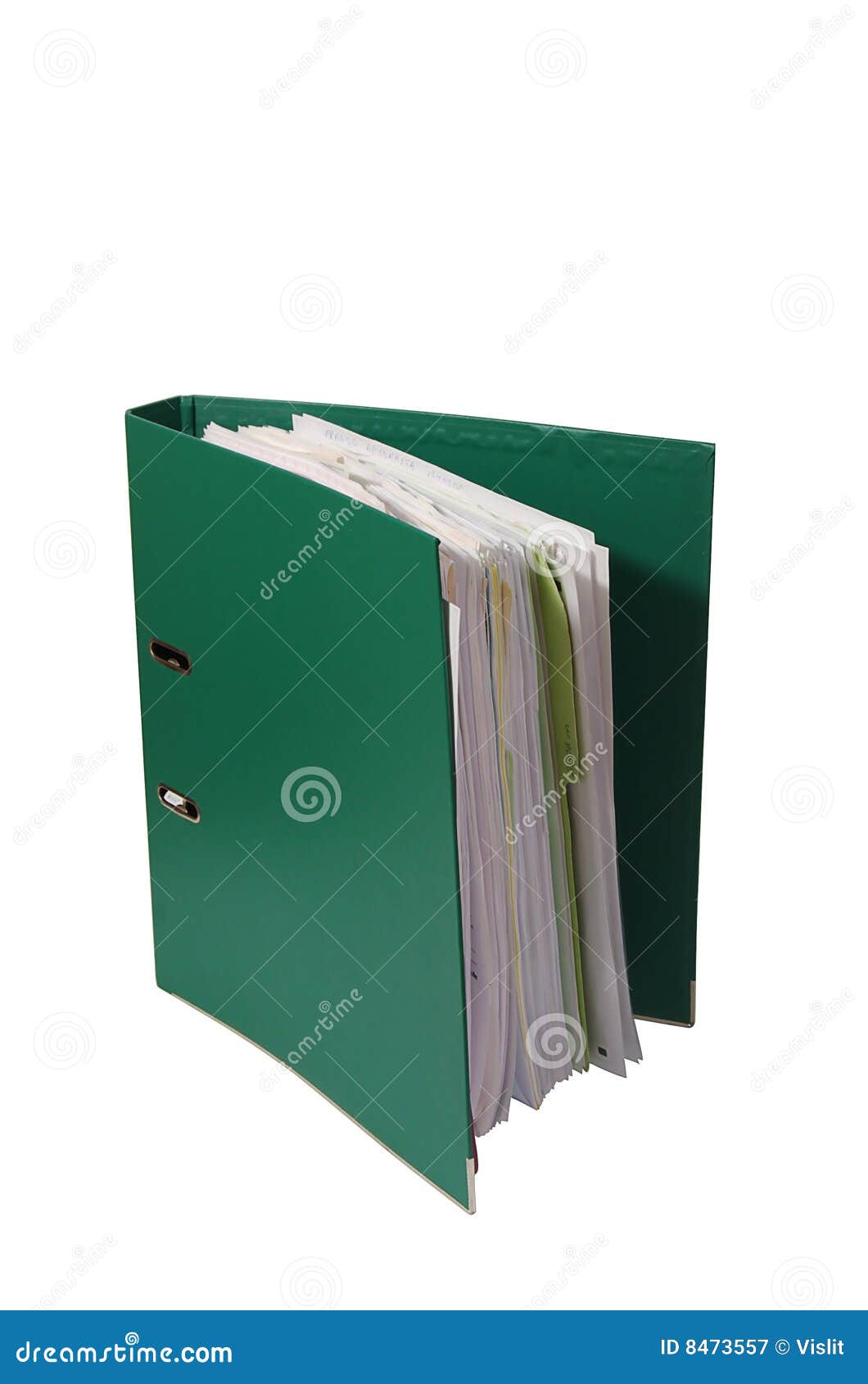 Folder stock image. Image of isolated, paper, office, desk - 8473557